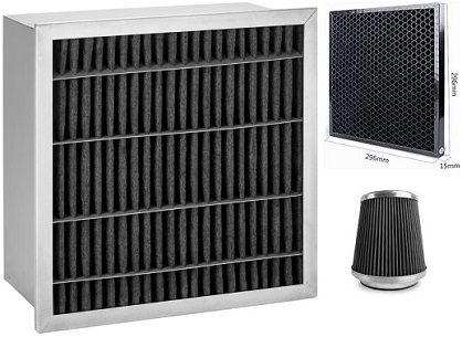 Activated carbon filter. Sản xuất Thiết bị phòng sạch, Tủ an toàn sinh học
