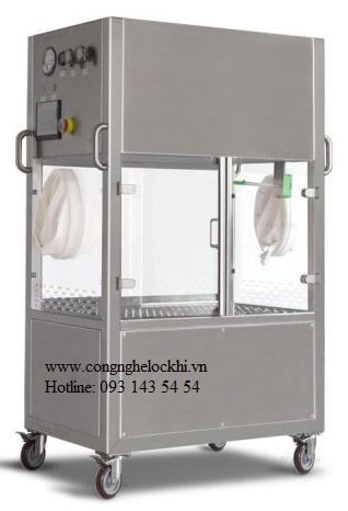 Vertical airflow portable LAF trolley. Sản xuất Thiết bị phòng sạch, Tủ ...